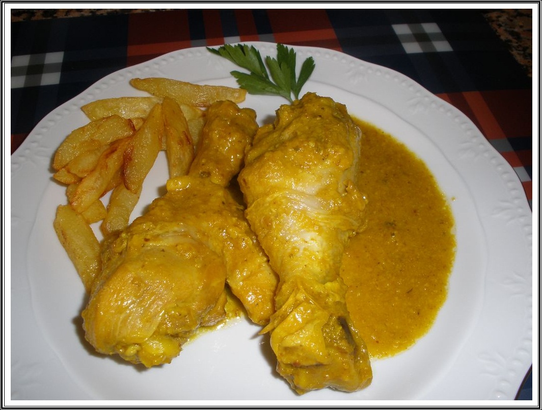 LAS RECETAS DEL ABUELO: MUSLITOS DE POLLO EN SALSA DE ALMENDRAS